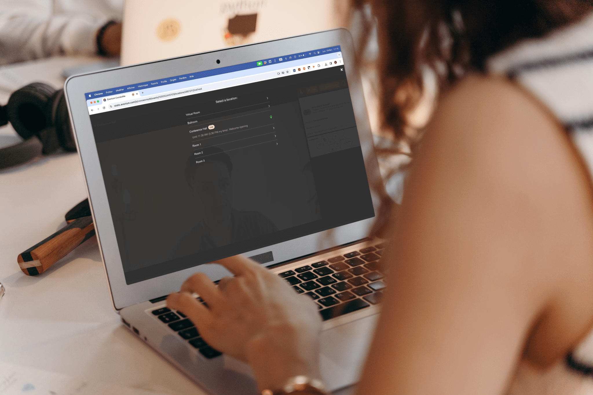 Plateforme pour événements virtuels et hybrides – Evenium